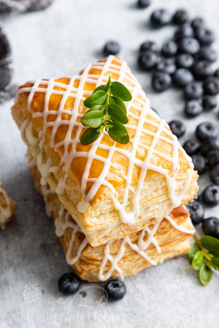 Homemade Jam Filled Toaster Strudels - Olga in the Kitchen