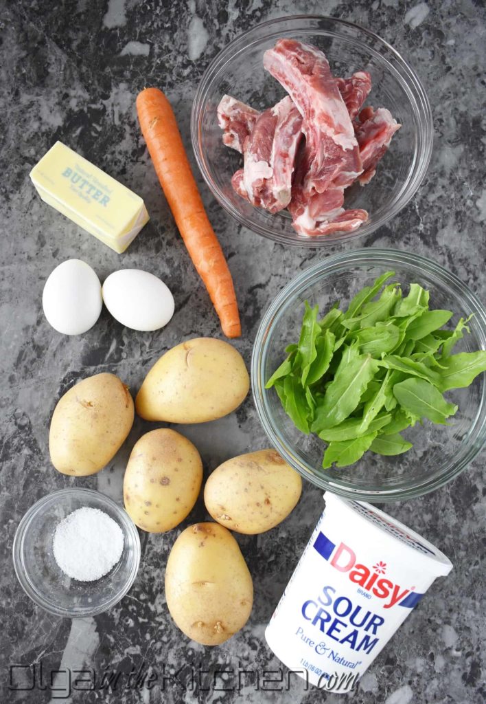 Shchavel Borscht (Sorrel Soup) - Olga in the Kitchen