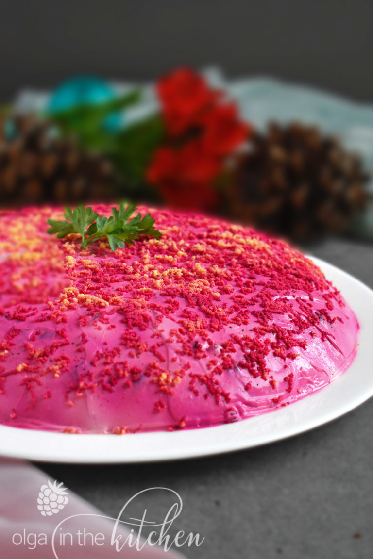 Shuba Salad (Layered Beet Salad) - Olga in the Kitchen