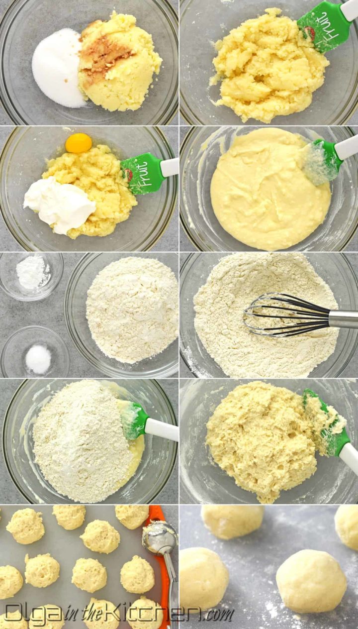 Mashed Potatoes Doughnut Holes - Olga in the Kitchen