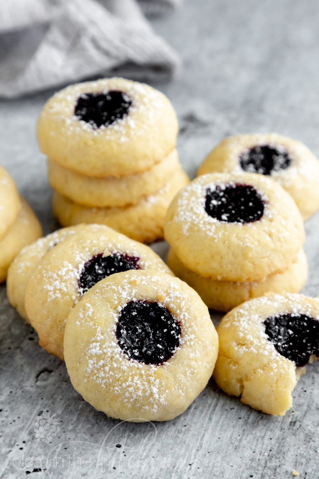Jam-Filled Thumbprint Cookies - Olga in the Kitchen