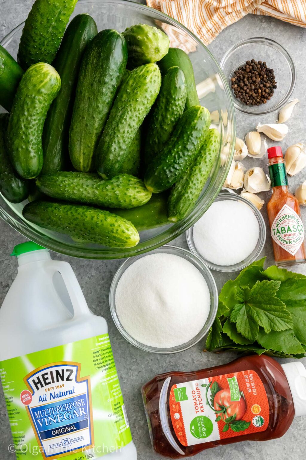 Homemade Sweet and Spicy Pickles - Olga in the Kitchen